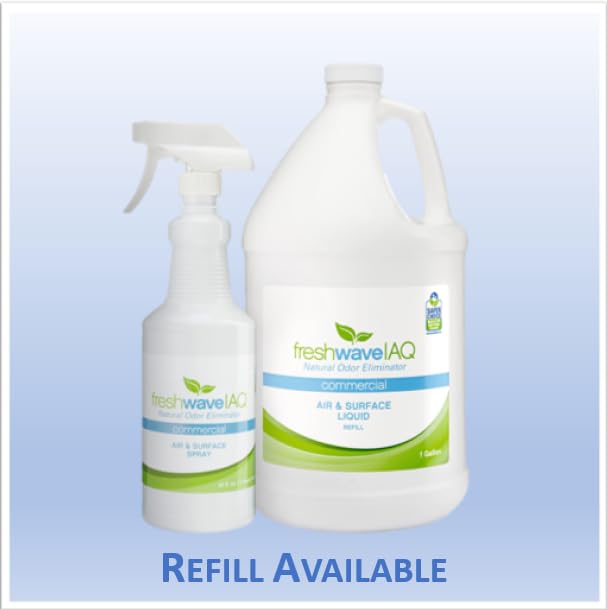 Fresh Wave IAQ Commercial Odor Eliminating Air & Surface Spray with Trigger, 32 Fl. Oz. | Safer Odor Relief | Natural Plant-Based Odor Eliminator | Odor Absorber for Home or Commercial Areas