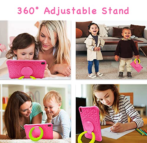 ARKNIKKO Kids Tablet,Tablet for Kids 7” HD - WiFi Dual Camera 32GB ROM Android 10, IPS HD Touch Screen, KIDOZ Pre-Installed, Parental Control Mode, 360°Adjustable Bracket, Kid-Proof Case
