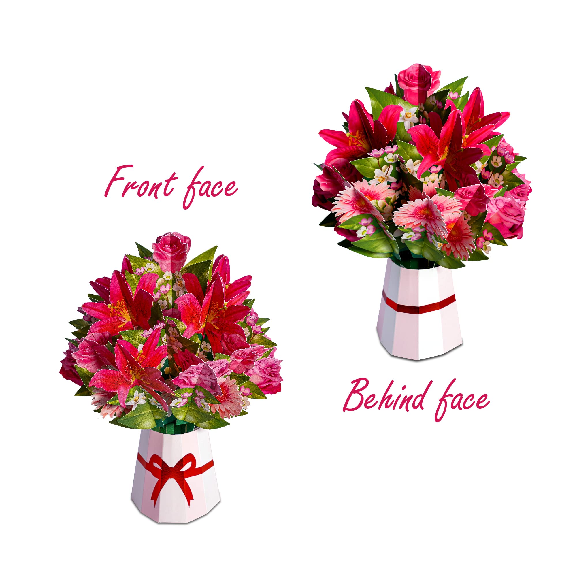 Birthday Cake Pop Up Birthday Card, 3D Greeting Pop Up Birthday Card, Happy Birthday Card For Men, Women, Her, Him, Husband,With Message Note & Envelop,Size 7 X 5 Inch (Hummingbird (Chrysanthemum))