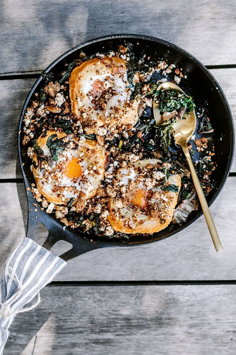 AUS-ION Skillet, 10.2" (26cm), Smooth Finish, 100% Made in Sydney, 3mm Australian Iron, Professional Grade Cookware