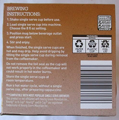 Barissimo Cappuccino Coffee Cocoa Pods 2 Pack K-Cup Compatible (Caramel Cappuccino And French Vanilla Cappuccino)