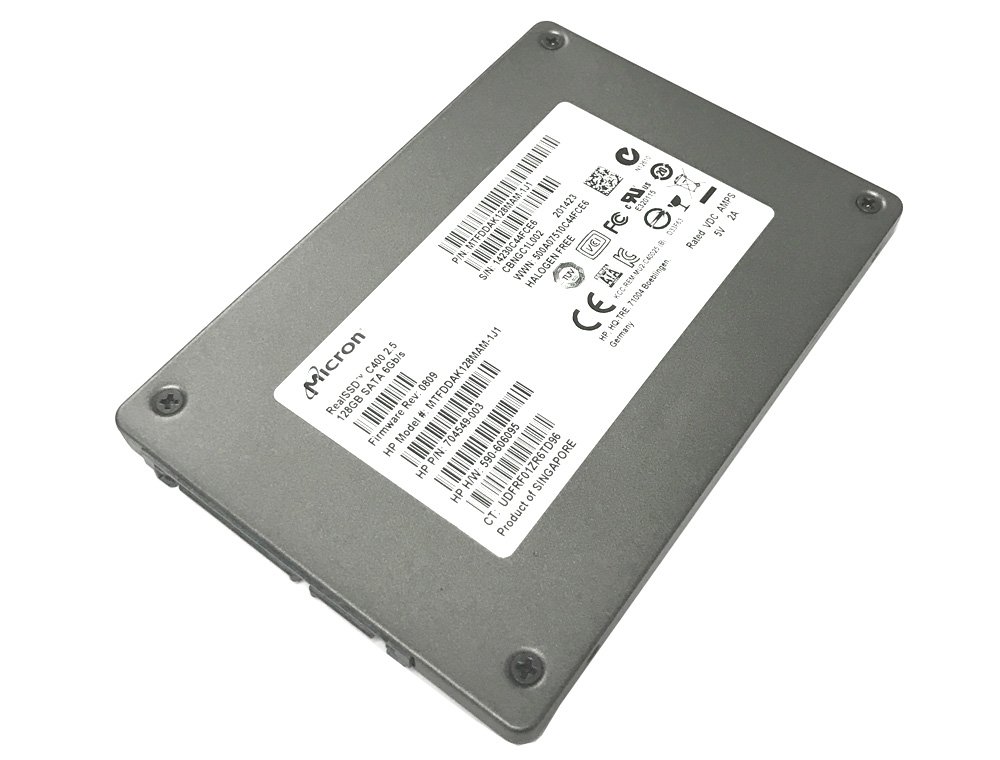 Micron RealSSD C400 128GB 2.5-inch SATA III MLC (6.0Gb/s) Internal Solid State Drive (SSD) MTFDDAK128MAM-1J1 - New OEM w/ 3 Years Warranty
