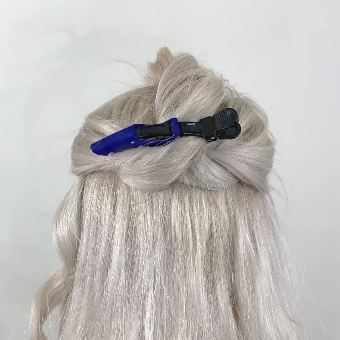 HH&LL Hair Clips for Women β Wide Teeth & Double-Hinged Design β Alligator Styling Sectioning Clips of Professional Hair Salon Quality - 10Pack (Mixing)