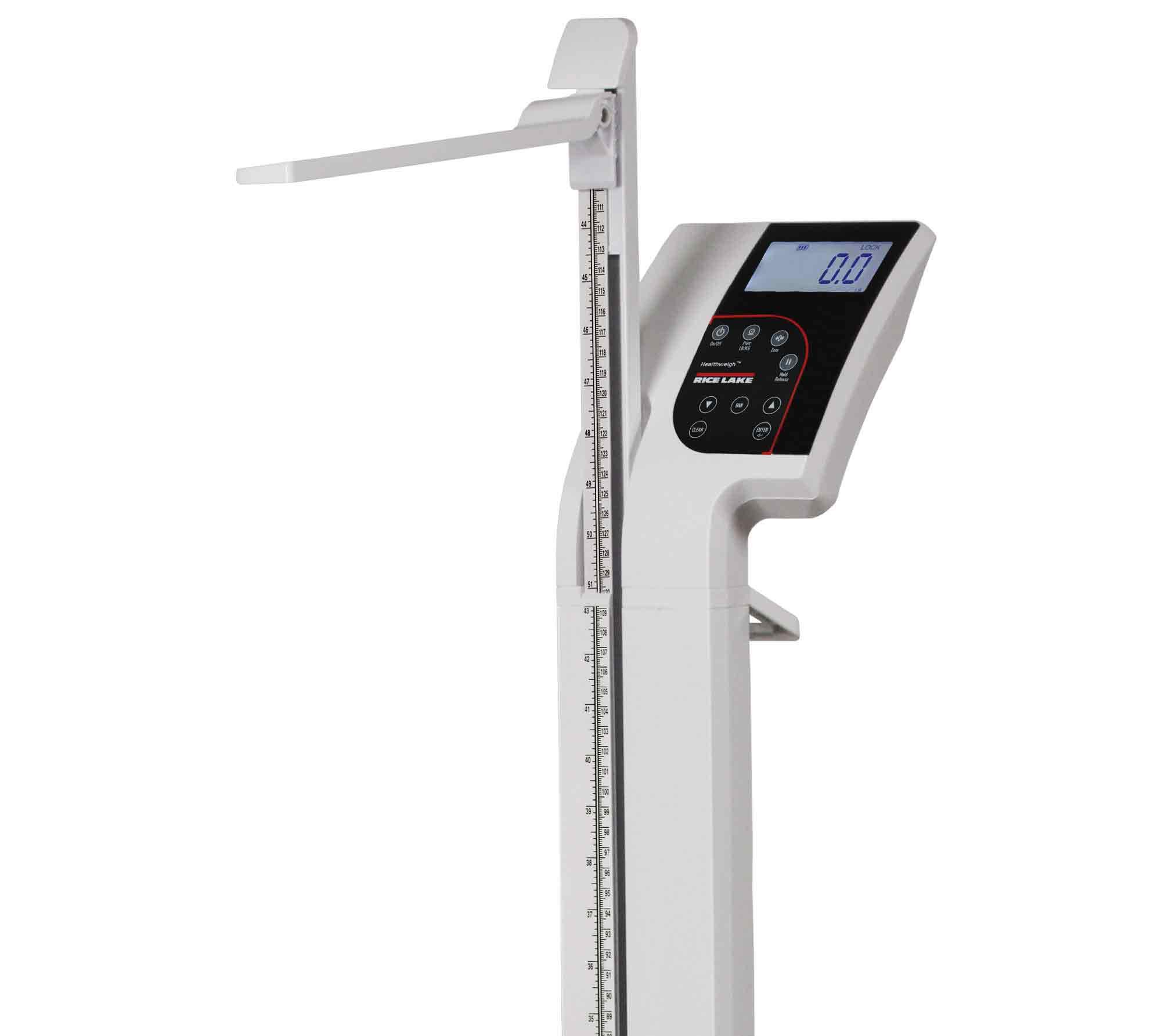 Rice Lake Digital Physician Scale (150-10-5) Medical Scale,Eye Level Physician Scale, 150-10-5 550lb(250kg) x 0.2lb(100g) includes 6 AA batteries ,New