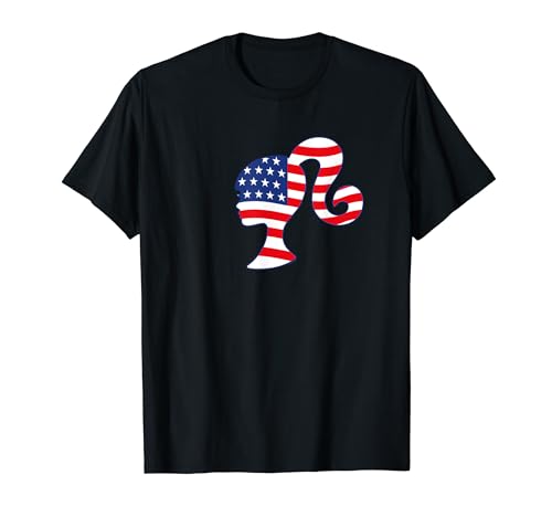 Barbie - Fourth of July - Flag Profile T-Shirt