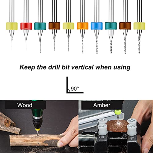 AUTIDEFY 60pcs 0.3mm-1.2mm PCB Drill Bit Tungsten Carbide Micro Drill Bits Set for Print Circuit Board Jewelry CNC Engraving,Precision Drilling for Amber Plastic Hardware