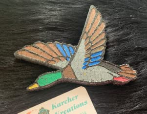 Mallard Duck Car Freshener.Leather