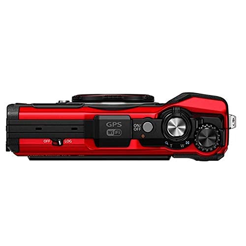 OLYMPUS Tough TG-6 Waterproof Camera, Black Tough TG-6 Waterproof Camera, Red Bundle
