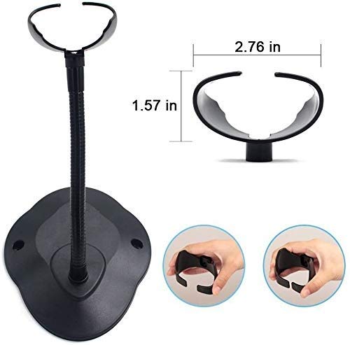 Adjustable Barcode Scanner Stand, SHONCO Hands Free Barcode Scanning Bar-Code Reader Cradle Holder Adjustable Goose Neck Stand for Symbol Scanner Barcode Scanner Scan Gun Label Reader 2Pack