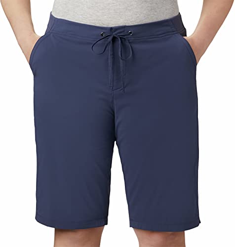 Columbia Women's Anytime Outdoor Long Short Shorts, Nocturnal, 10x13