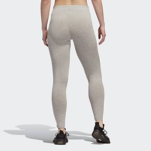 adidas Female Essentials Linear Tights, Medium Grey/Pink Tint,M