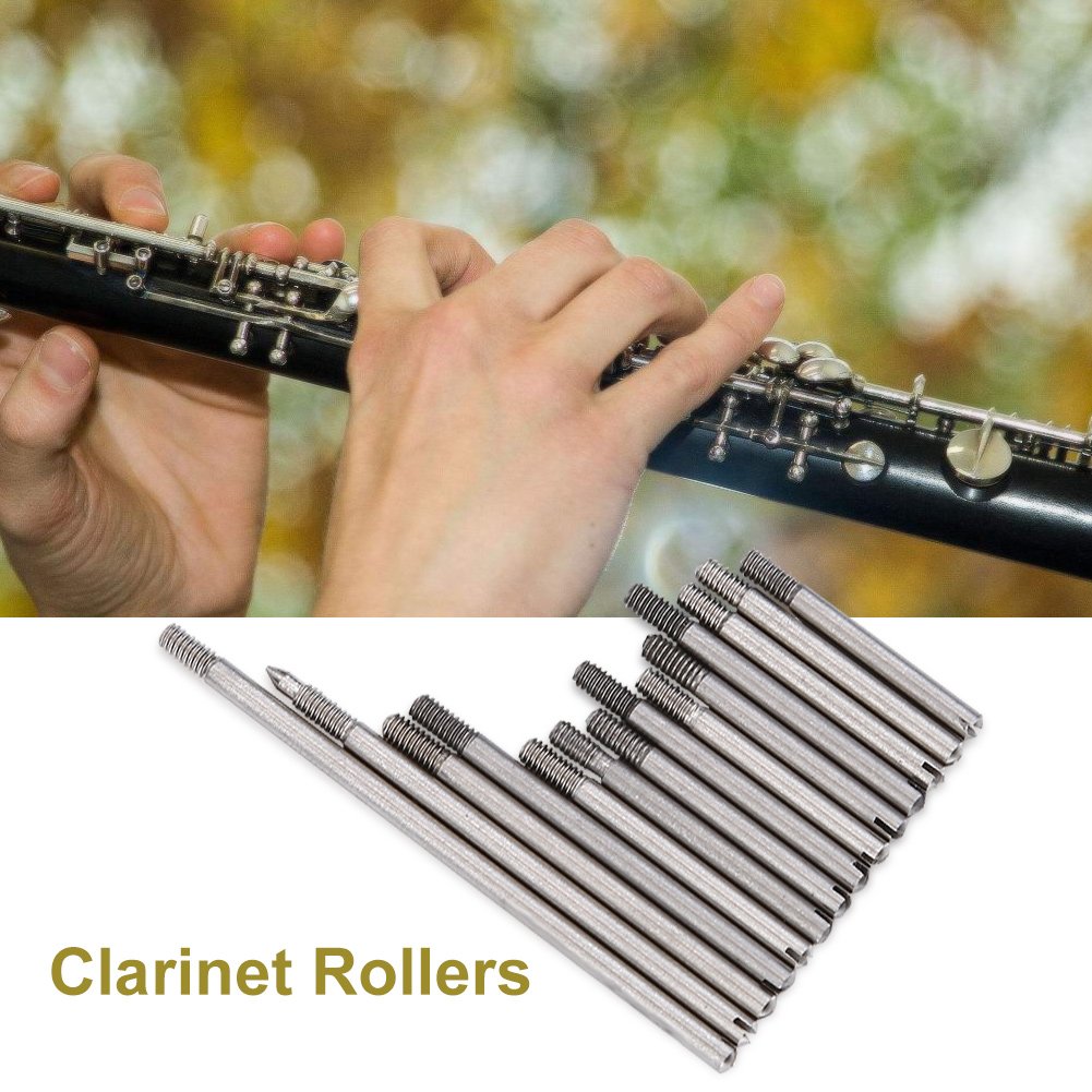Clarinet Pad Adhesive,Clarinet Repair Kit Tools,Clarinet Maintenance Repair Tools Set Replacement Kit Clarinet Musical Instrument Accessory Clarinet Repair Kit instrument screws