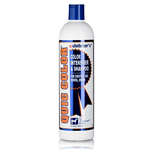 Exhibitor's Quic Color Shampoo Intensifier for Chestnut, Bay, Sorrel, Brown Colored Coats 16oz