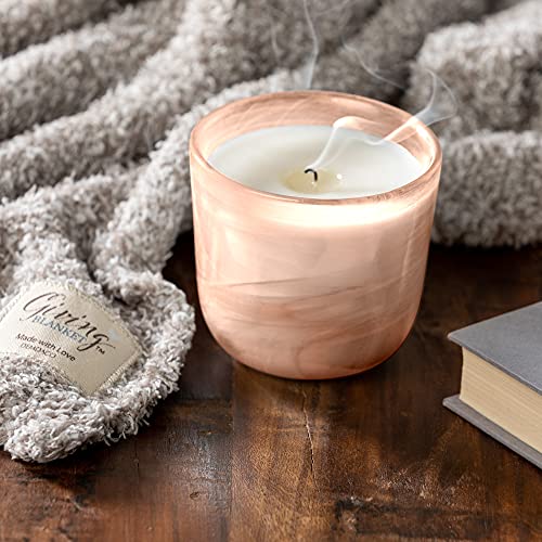 Comfort White Lavender Scented Vanilla Candle 7 Ounce Glass Soy Giving Collection