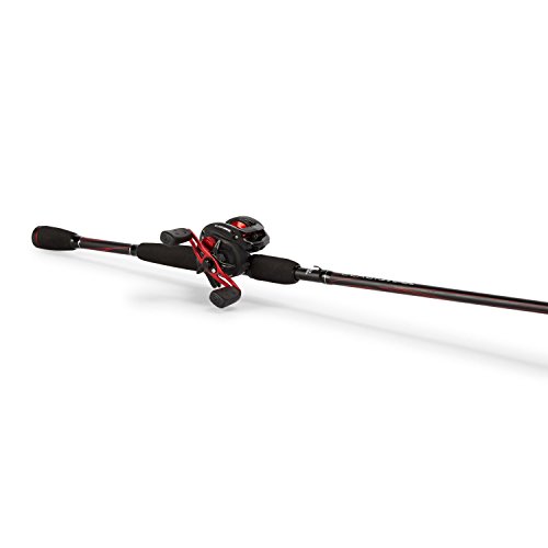 Abu Garcia Black Max & Max X Low Profile Baitcast Reel and Fishing Rod Combo