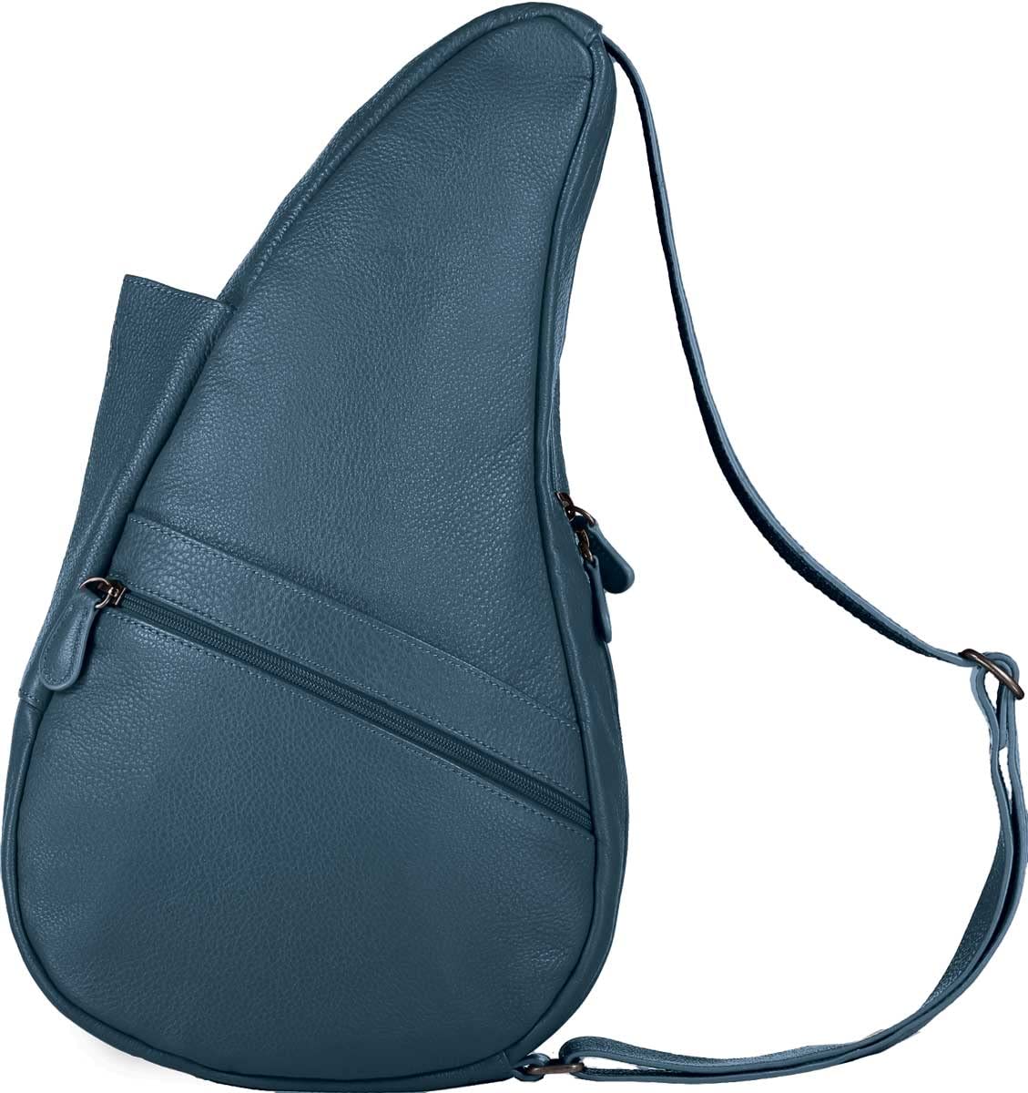 AmeriBag Small Classic Leather Healthy Back Bag Small (Lake Blue)