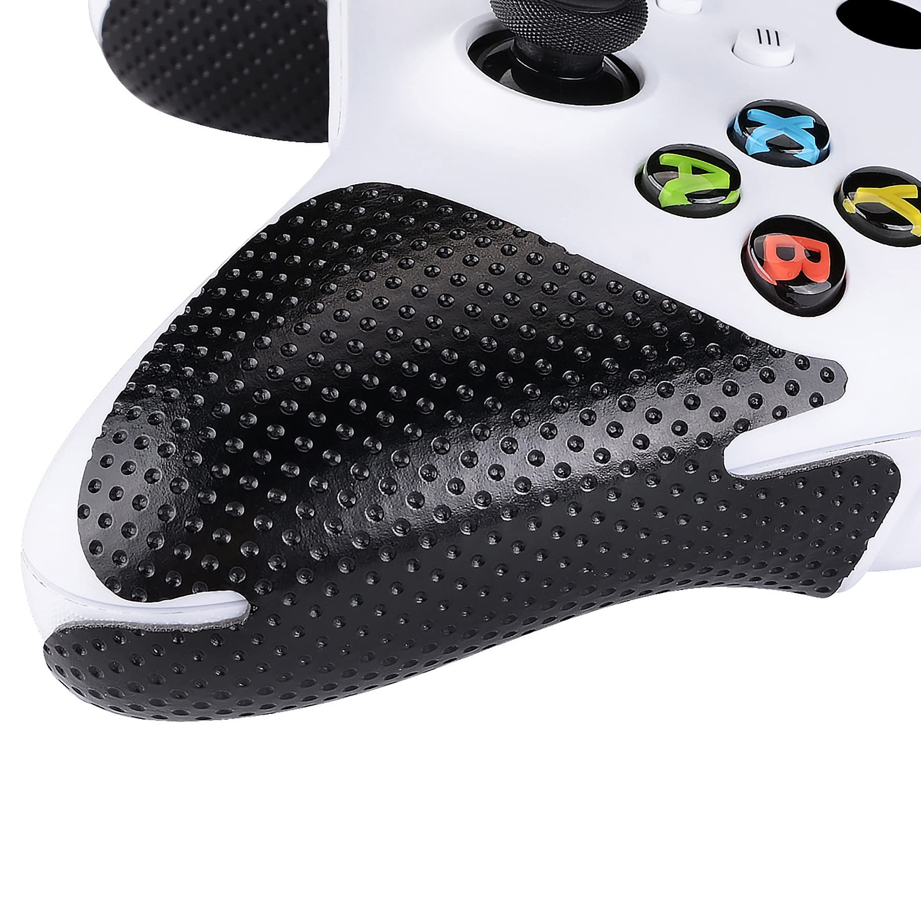 eXtremeRate PlayVital Anti-Skid Sweat-Absorbent Controller Grip for Xbox Series X/S Controller, Professional Textured Soft Rubber Pads Handle Grips for Xbox Series X/S Controller - 3D Concave
