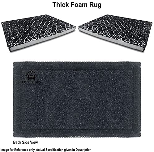 Anti-Fatigue Kitchen Mat Runner Cushioned Kitchen Rug, Waterproof Non-Slip Kitchen Mats and Rugs Heavy Duty Comfort Foam Rug for Kitchen, Floor Home, Office, Sink, Laundry (Mustard)