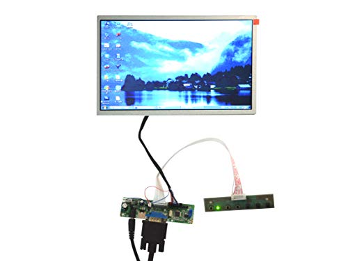 NJYTouch VGA LCD Controller Board with 10.1inch 1024x600 HSD100IFW1-A00 30Pin LED Screen