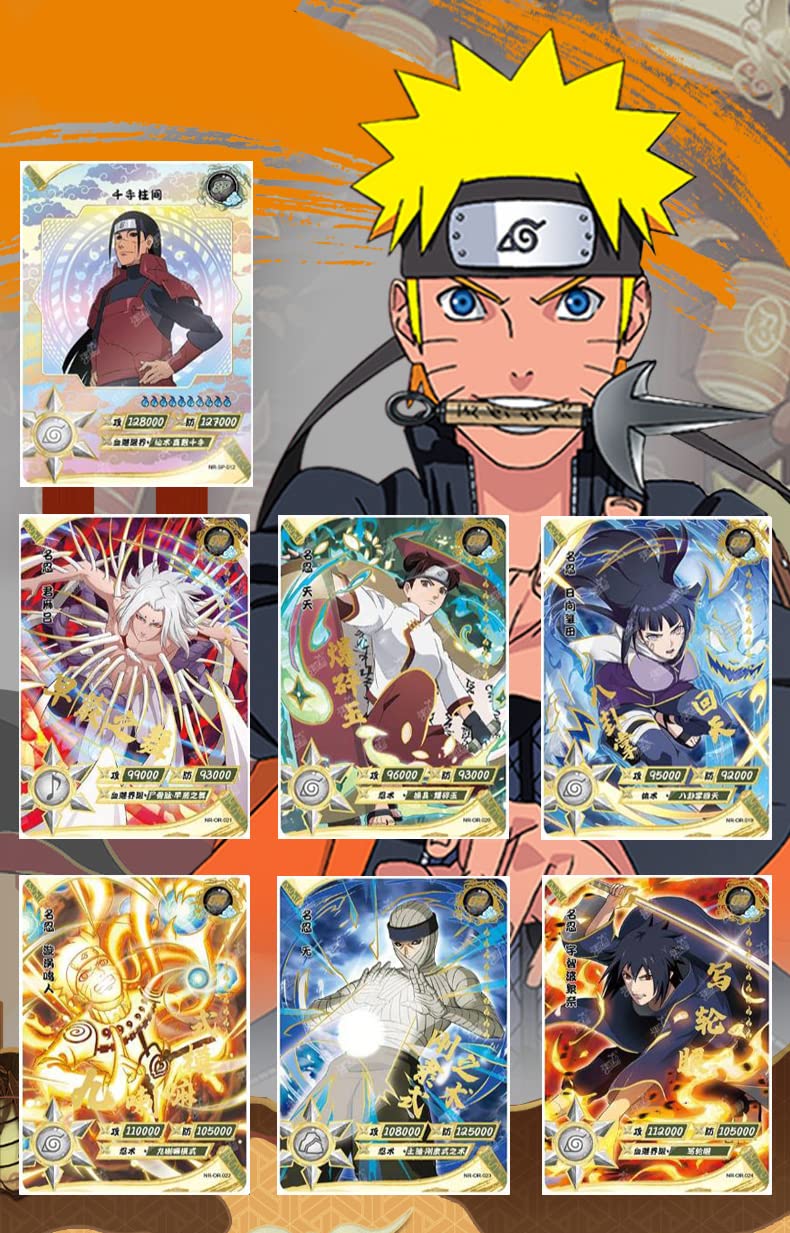 NarutoNinja Cards Booster Box Official Anime TCG CCG Collectable Playing/Trading Card Pack 36 Packs - 5 Cards/Pack(180 Cards)