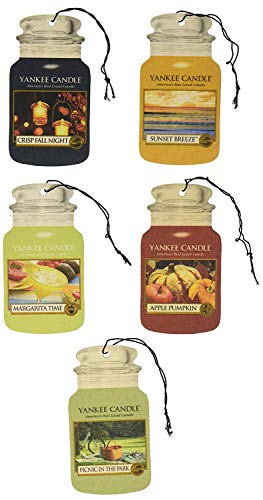 Yankee Candle Car Jars 6 Assorted Variety Scents Paperboard Bundle (Spring and Summer)