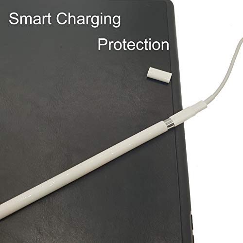 Replacement Ipencil Magnetic Replacement Caps + Charging Adapter Fits for Apple Pencil Gen 1st,Pencil Protector Cap and Charger Convertor Compatible withApple Pencil 1