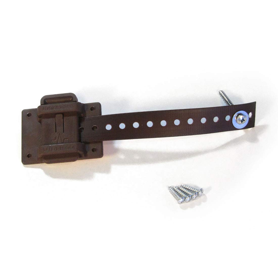 Safe-T-Proof Earthquake Safety Grandfather Clock Fastening Kit, Brown