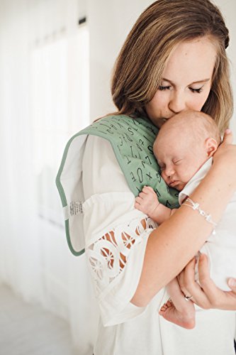 Copper Pearl Baby Burp Cloth Large 21''x10'' Size Premium Absorbent Triple Layer 3-Pack Gift Set “Chip Set