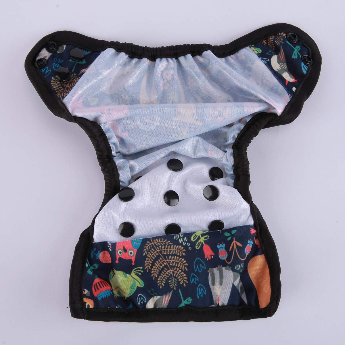 Sigzagor Newborn Baby Diaper Nappy Cover 8lbs-10lbs (Deers Rabbits)