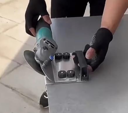 Angle Grinder Stand for Tile 45° Chamfer Cutting, Angle Grinder Stand Grinder Holder, 45 Degree Cutting Ceramic Stone Chamfering Tool, Angle Grinder Tile Chamfer Stand for 100-Type Angle Grinders (1)