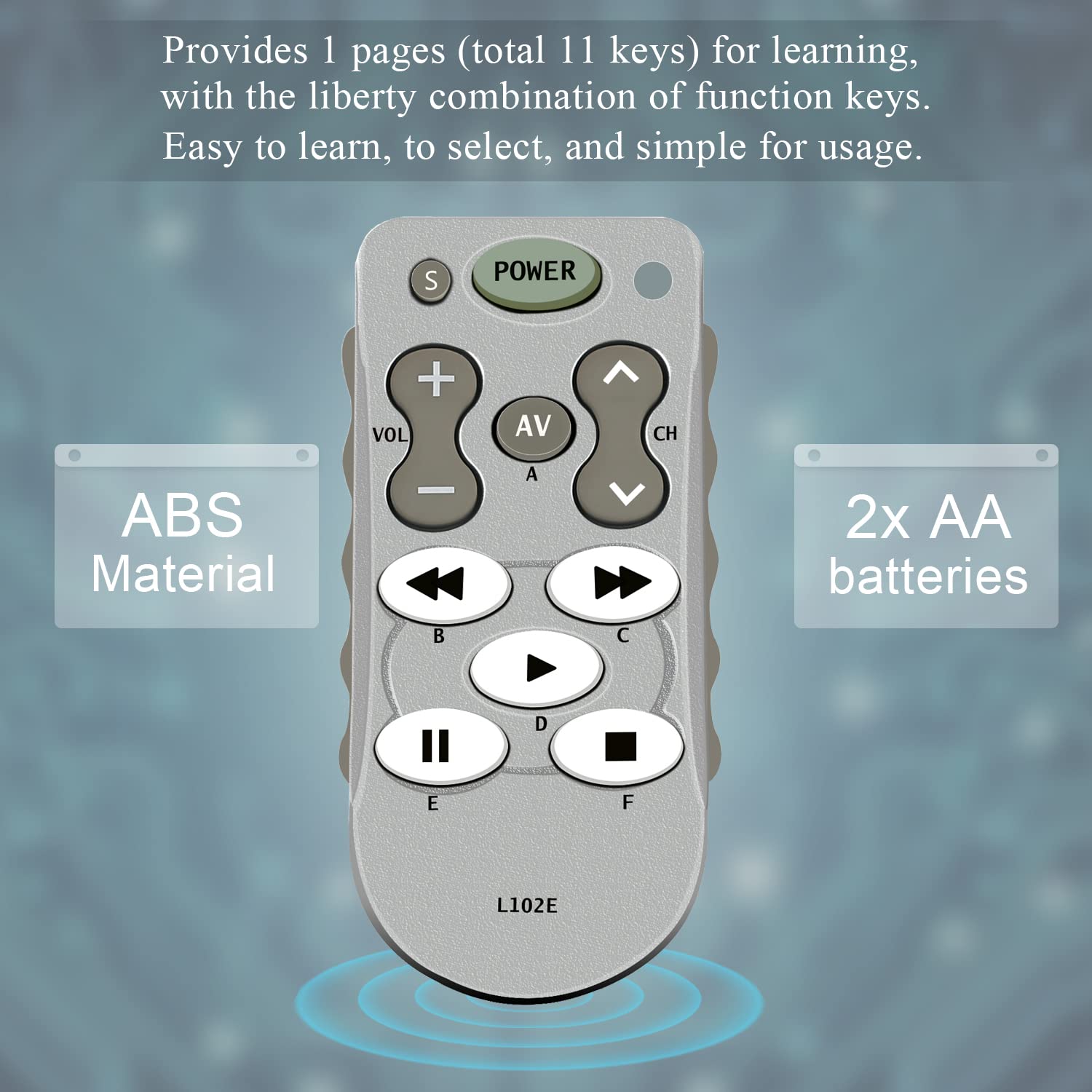 CHUNGHOP L102 Learning Remote Control Use for TV/SAT/DVD/CBL/CD/DVB-T for Samsung LG Sony Philips Copy