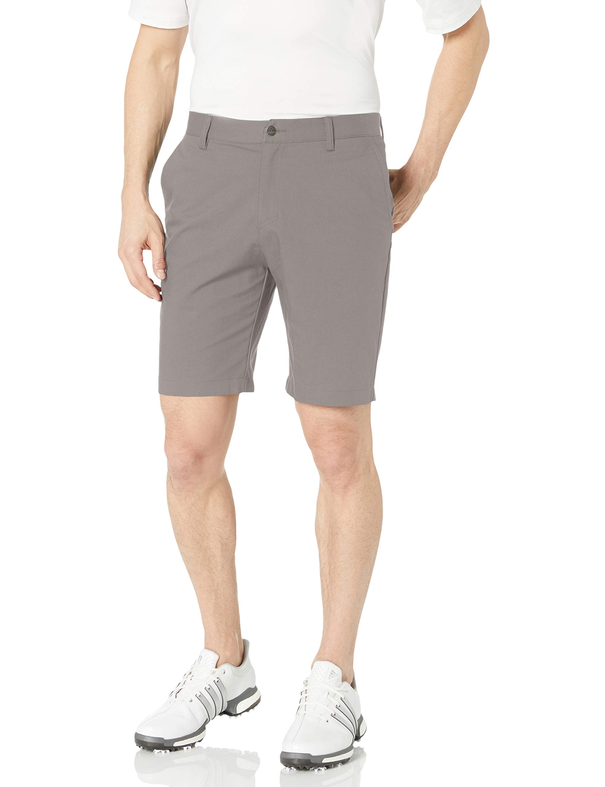 adidas Golf Adicross Cotton Stretch Shorts, Dove Grey, 34"