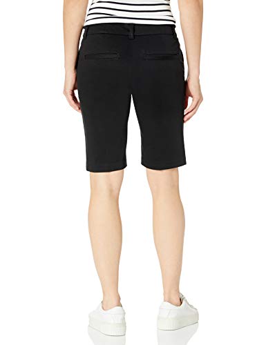 Dickies Women's Perfect Shape Twill Bermuda Short, Black, 8