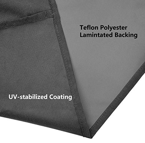 Aozzy Air Conditioner Covers For Window Units Ac Covers For Outside Unit Winter Outdoor Heavy Duty Waterproof Insulation Defender With Adjustable Strap 21.5"W x 15"H x 16"D Inches