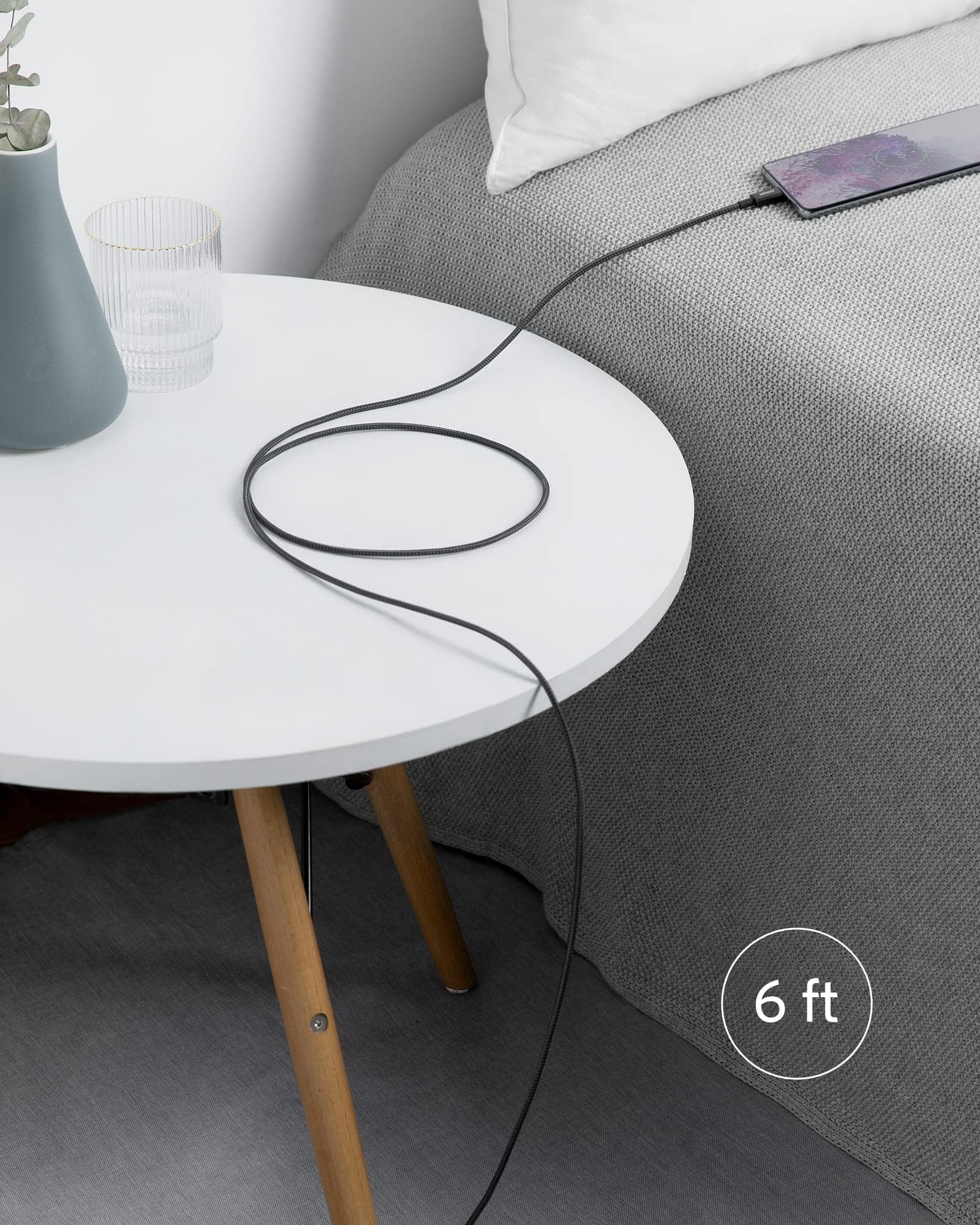 Anker 364 USB C Hub (10-in-1, Dual 4K HDMI) with Max 100W Power Delivery, Dual 4K@60Hz HDMI Ports, 4 USB-A and USB-C Data Ports & 333 USB C to USB C Cable (6ft 100W, 2-Pack)
