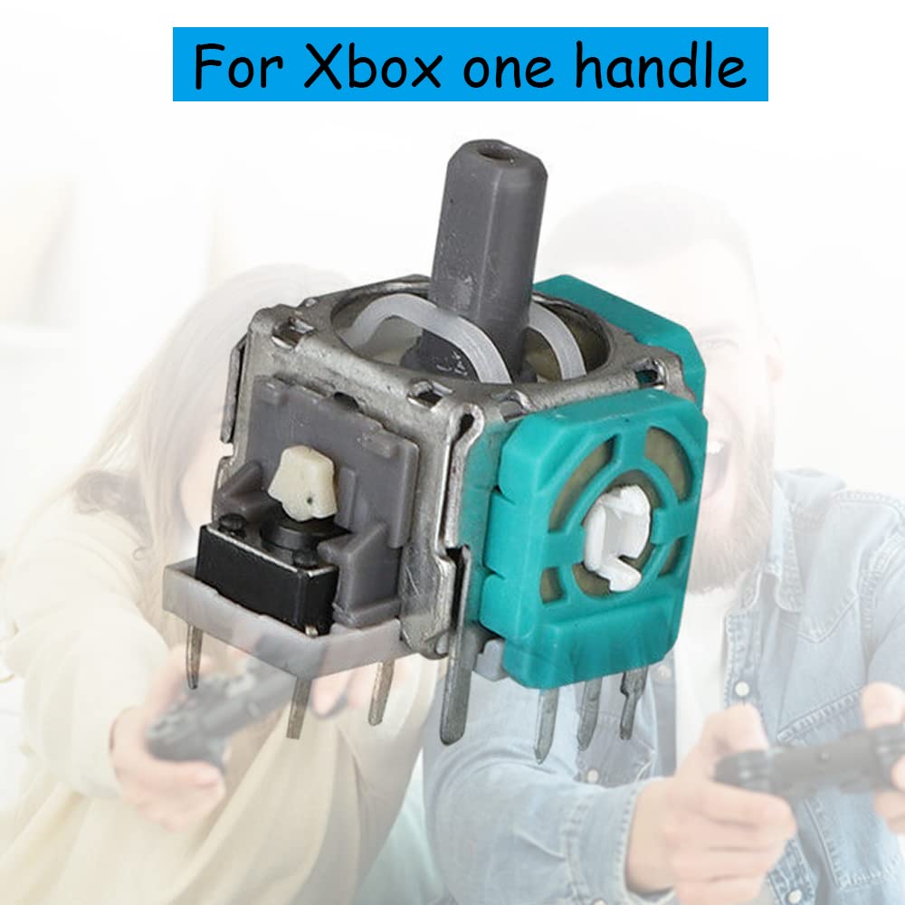 Acxico 1Set Analog Joystick Cap Repair Tool Kit for Xbox One Controller Replacement Thumbsticks Cap T6 T8 Torx Screwdriver Thumbstick Caps Repair Set