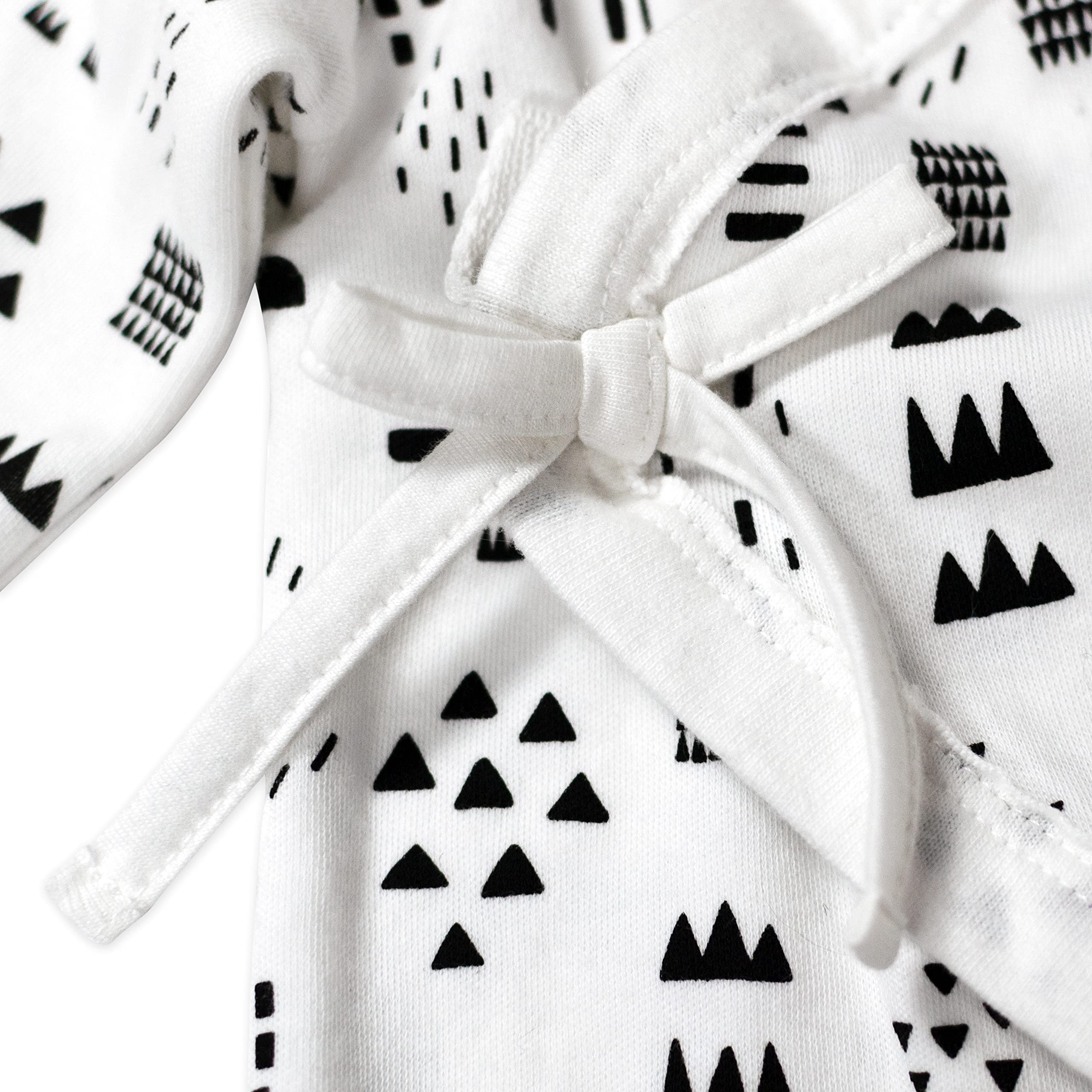 HonestBaby Organic Cotton Kimono Coverall, Pattern Play, 0-3 Months