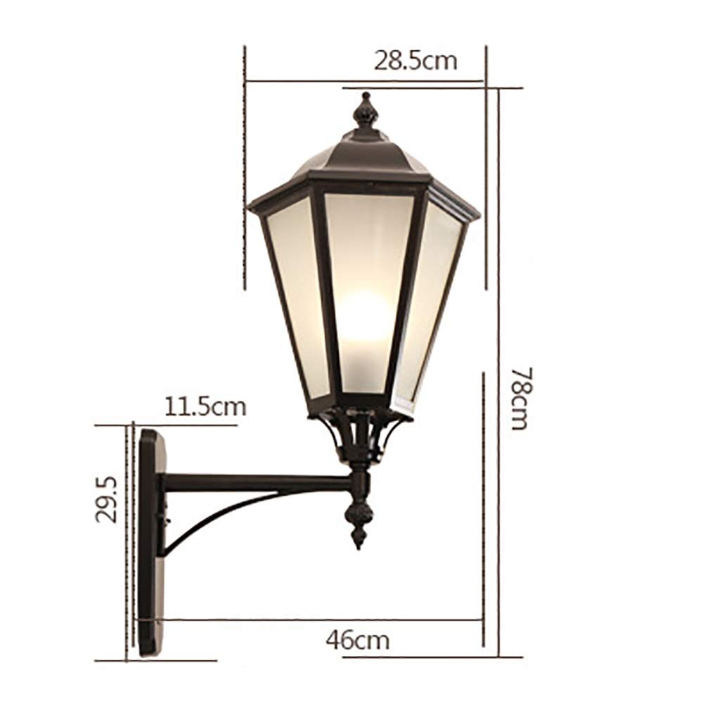 CNNRug Wall Lights Outdoor Courtyard Balcony Home Garden Outdoor Wall Lamp Simple Creative Villa Door Corridor Aisle Waterproof Wall Lamp