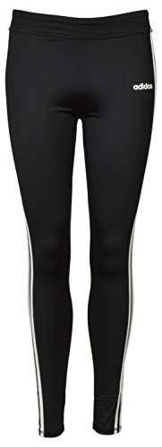Adidas Kids Girls' Performance Tight Three Stripe Leggings - M - Black/White