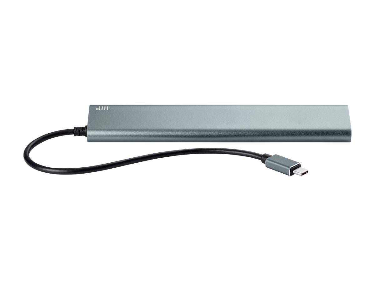 Monoprice 7 Port USB-C Hub - Aluminum, SuperSpeed Transfer Rates, Compatible With Apple MacBook, Google Chromebook & More