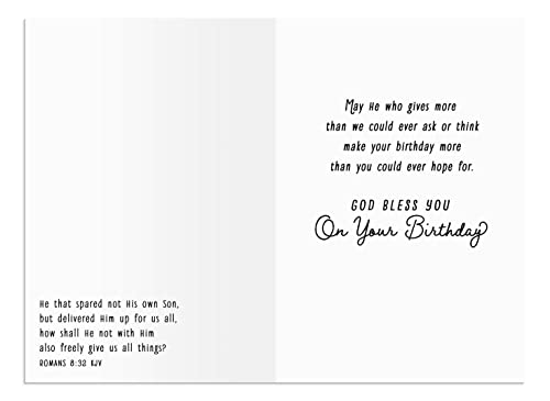 DaySpring - Roy Lessin - Happy Birthday - 4 Design Assortment with Scripture - 12 Birthday Boxed Cards & Envelopes (U1200)