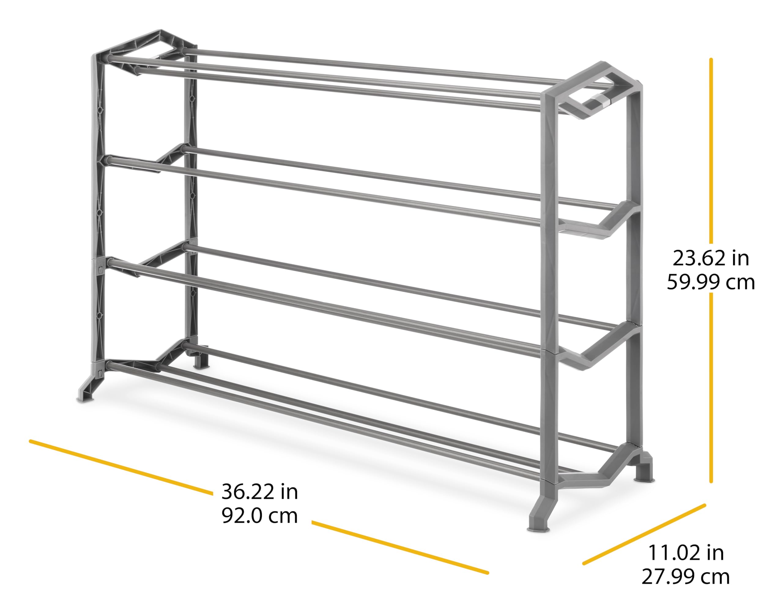 Whitmor 4-Tier Shoe Rack
