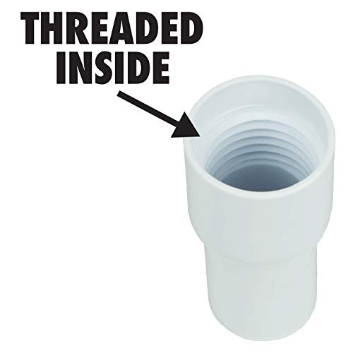 ATIE 1.5" Spiral Pool Vacuum Hose Cuff Fits 1.5" Inch Pool Vacuum Hose (2 Pack)