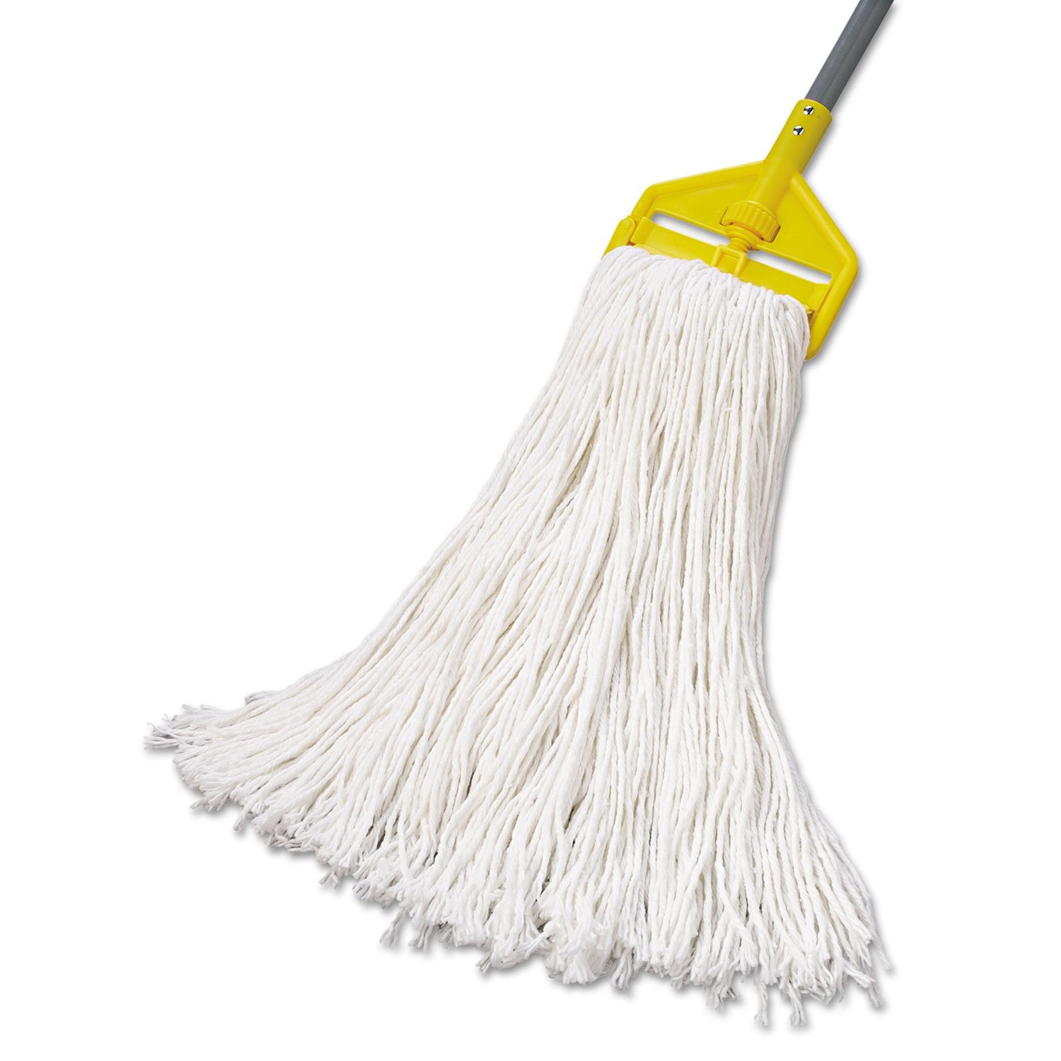 Boardwalk BWK232R 232R Mop Premium Standard Head Rayon Fiber 32oz White 12/Carton, 32 oz