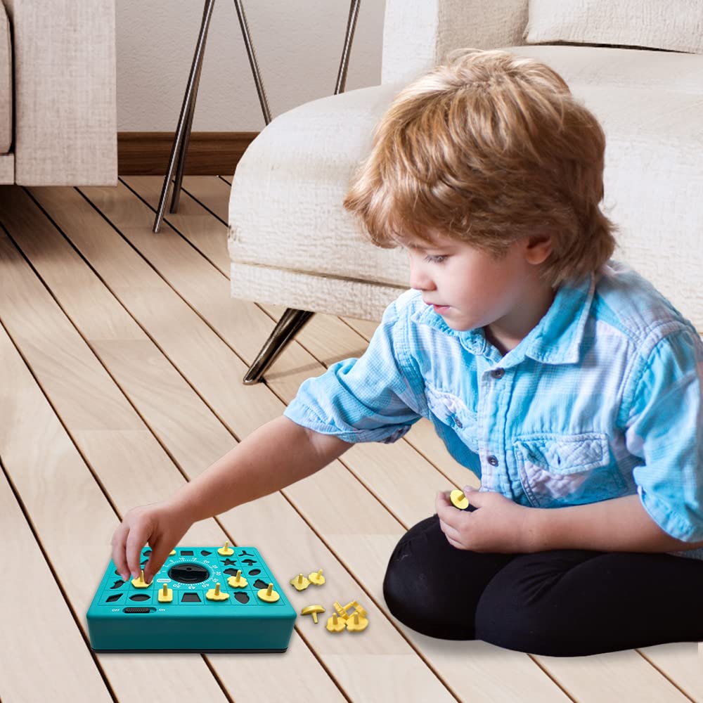 Gamie Time Game, Pop Up Board Game with Shape Matching Puzzles for Kids, Early Education Toys for Boys & Girls, Teaches Shape Recognition & Deductive Reasoning, Great Birthday for Kids