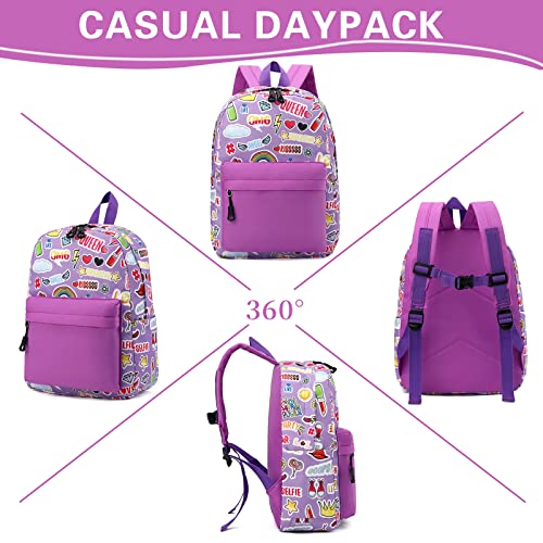 BEFUNIRISE Little Kids Toddler Backpacks for Boys and Girls Preschool Backpack With Chest Strap (Queen)