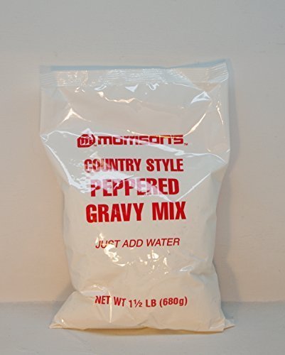 Morrison's Country Style Peppered Gravy Mix 1 1/2 Lb. Just Add Water - Large & Small Batch Instructions by Morrisons