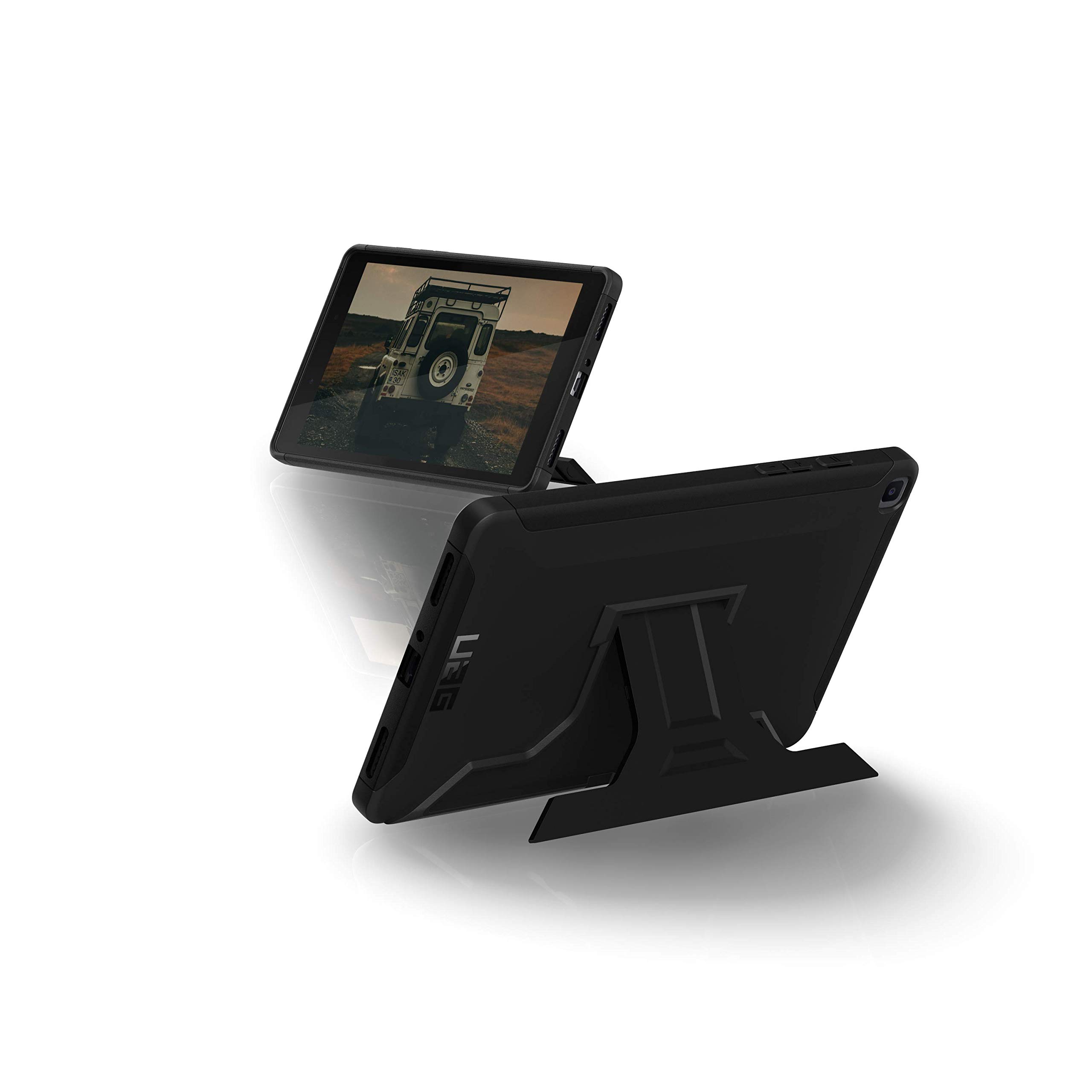 URBAN ARMOR GEAR UAG Samsung Galaxy Tab A 8.0 (2019) (SM-T290) Scout Feather-Light Rugged [Black] Military Drop Tested Case