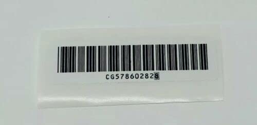 Game Boy Color High Quality Replacement Sticker Barcode Label