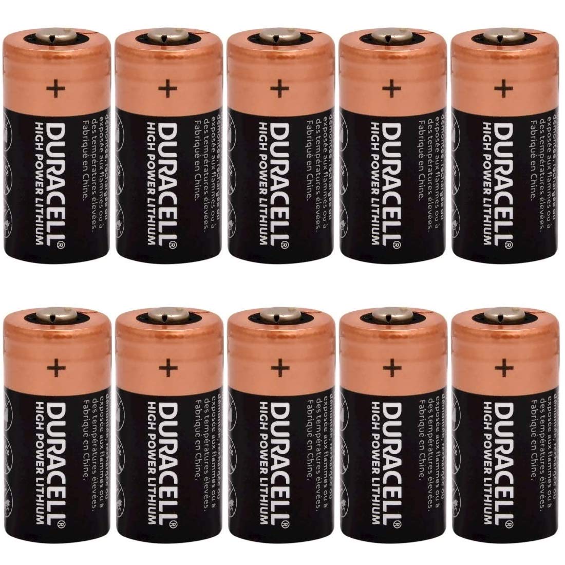 Duracell Dl123 Ultra Lithium Photo, 10 Battery